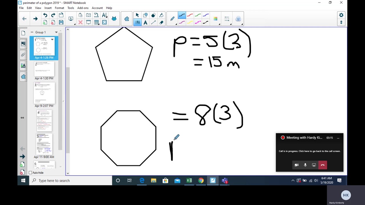 Perimeter of a polygon notes - YouTube