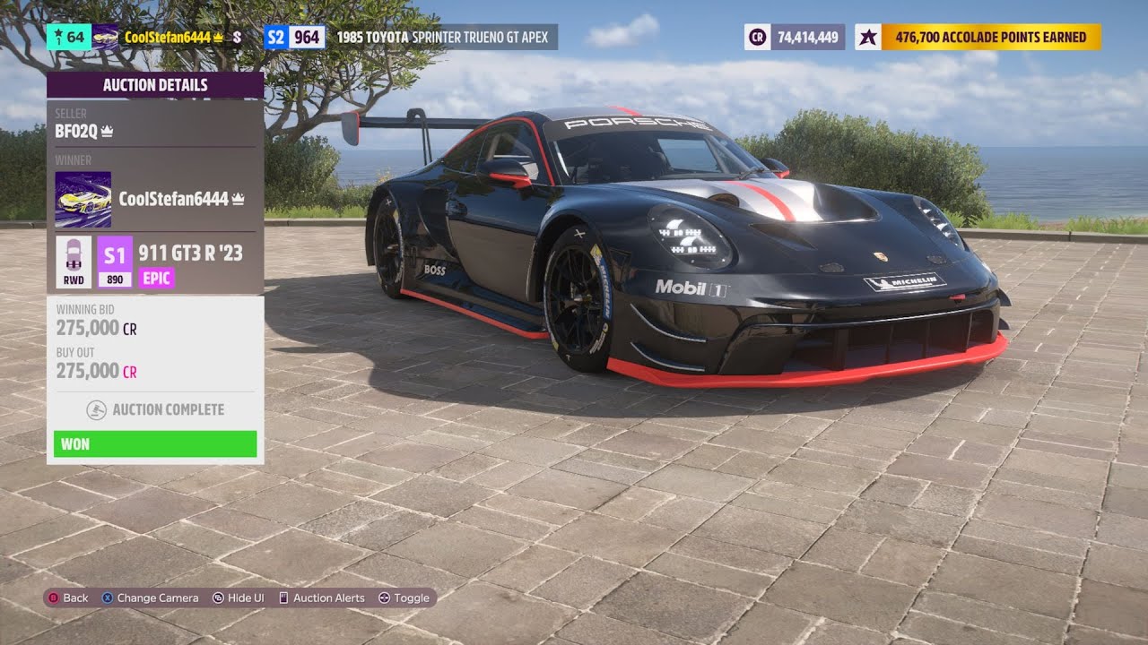 Forza Horizon 5 Auction House Sniping Porsche 911 GT3 R '23 - YouTube