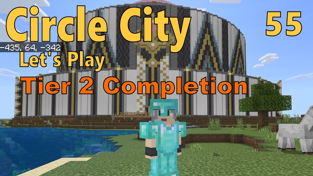 Completing Tier 2 | Circle City Minecraft Let's Play EP 55 - YouTube