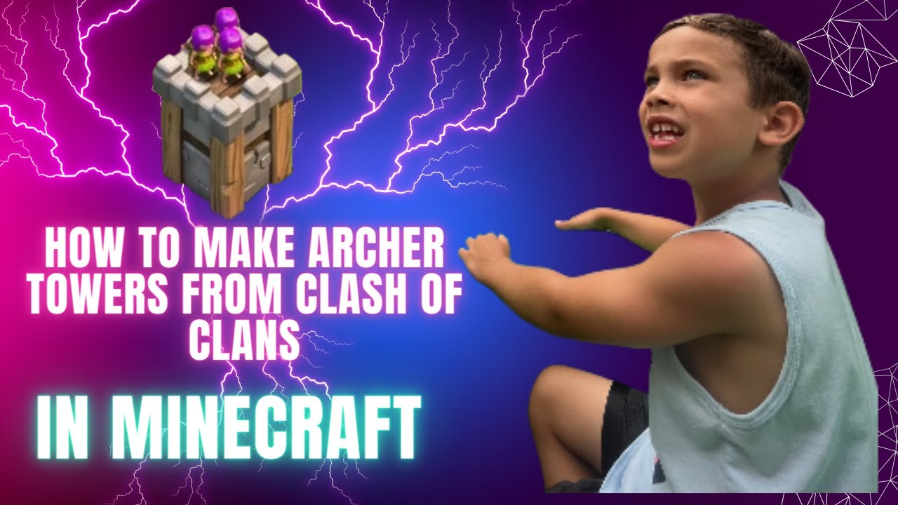 How to make Archer Towers from Clash of Clans in Minecraft - YouTube