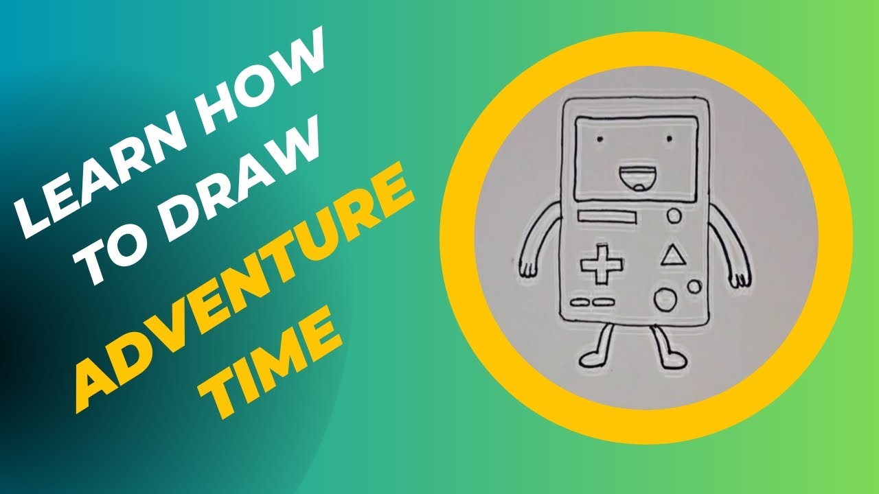Adventure Time Drawing | Easy Step by Step Tutorial - YouTube