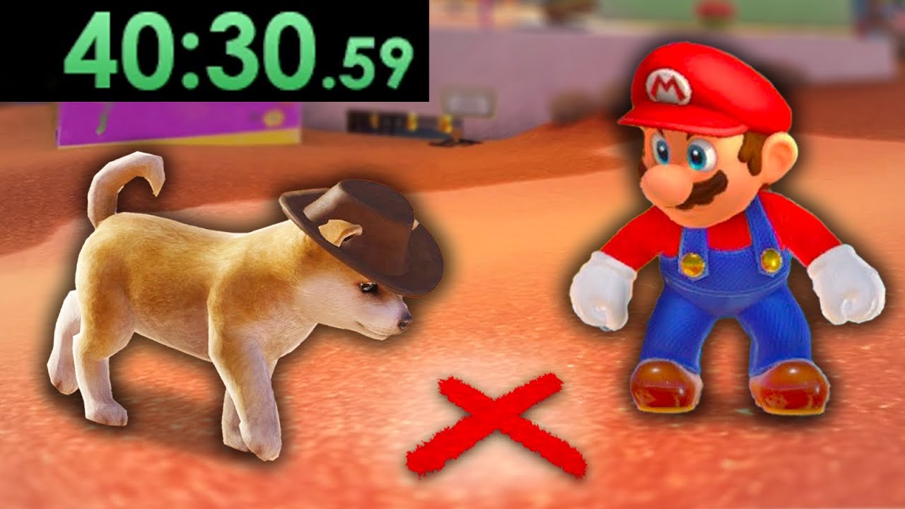 Speedrunning all dogs in Super Mario Odyssey - YouTube