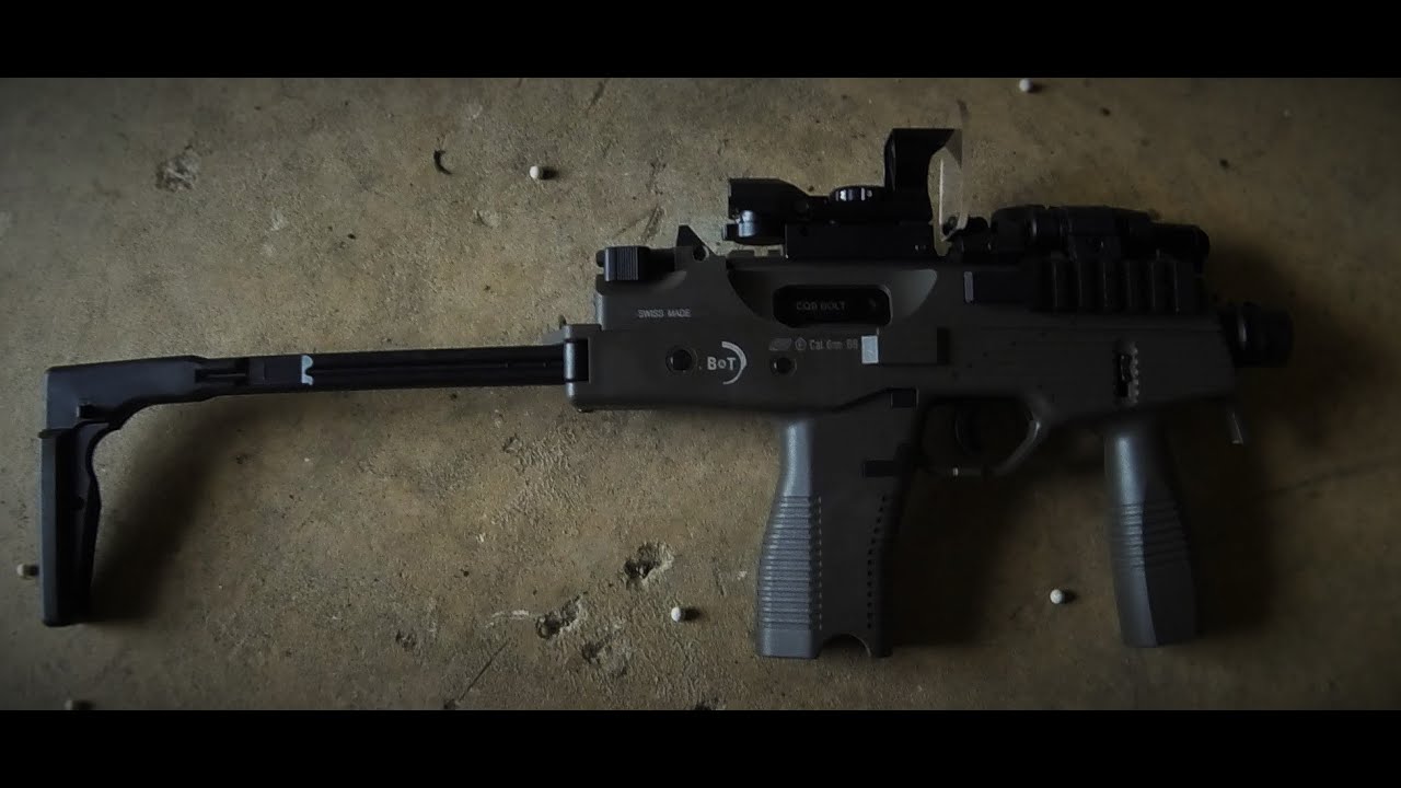 Airsoft MP9 GBB gameplay - 'Pub Standoff' - YouTube
