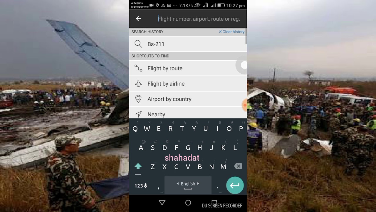 US Bangla Airlines Flight BS-211 Flight Radar Information - YouTube