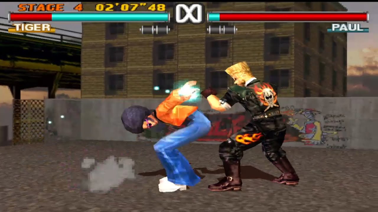 Tekken 3 Paralyzed Tiger vs Everybody - YouTube