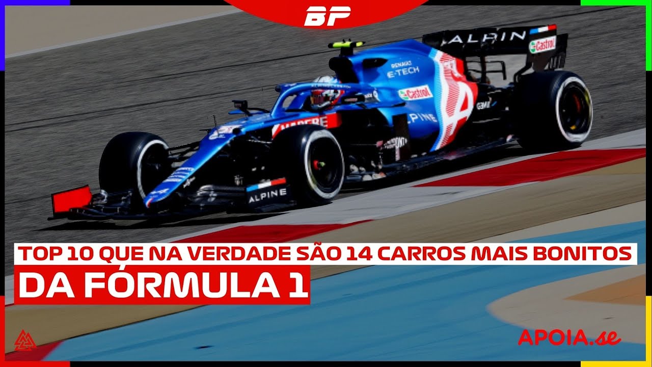 TOP 10 carros mais BONITOS da FÓRMULA 1 de 2021, que na verdade são 14 ...