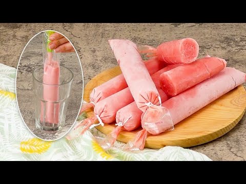Easy watermelon freeze pops: easy and delicious - YouTube
