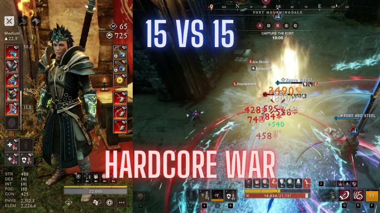 Max Artifacts, Extra Stats... and Only 15v15?! | New World Hardcore War ...