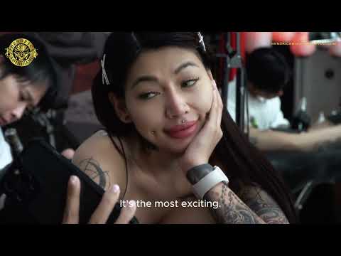 Beautiful Bali FDJ Gets a Ornamental Tattoo 🎧🔥 Hendric Shinigami Tattoo Bali