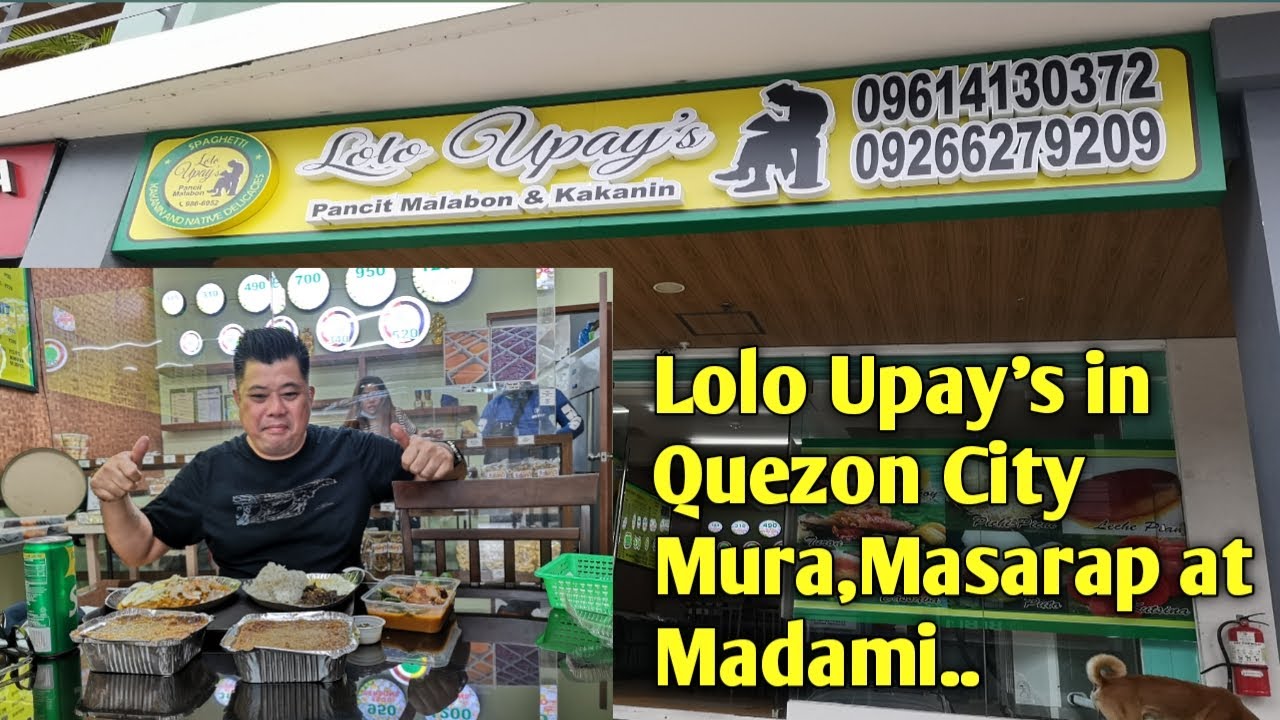 Lolo Upay's in Quezon City A Must Try! - YouTube
