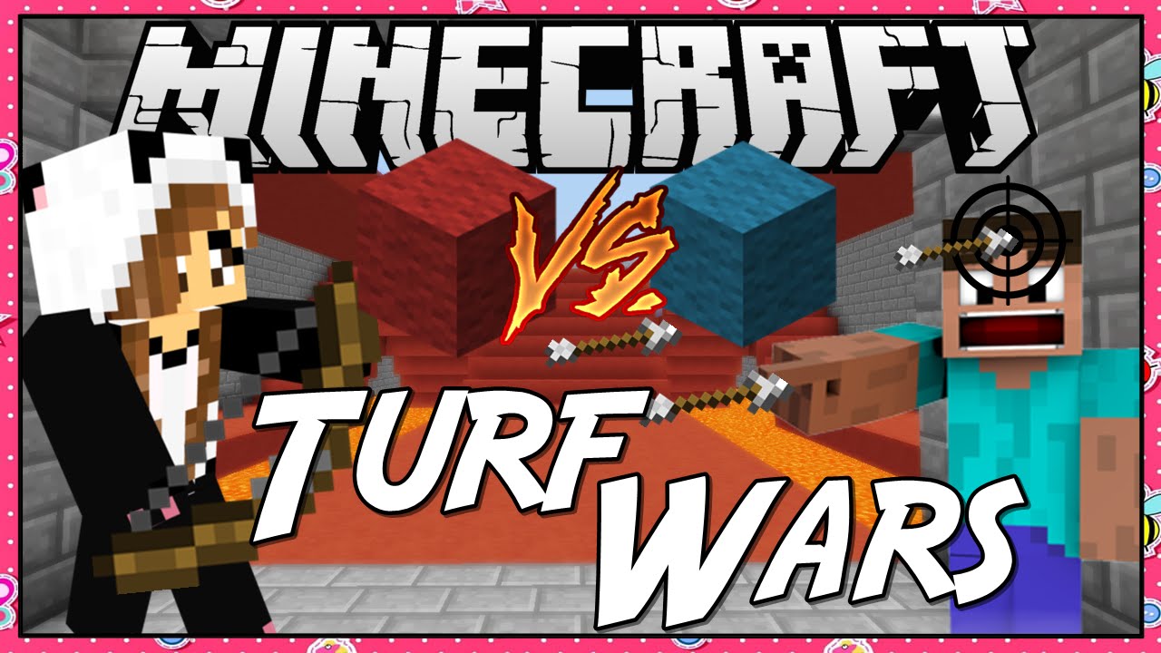 Minecraft - Turf Wars: Como ser ruim de arco. (Minigames) - YouTube
