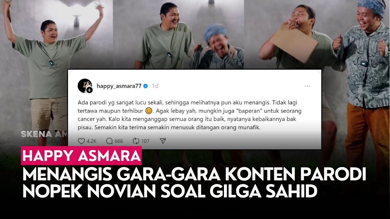 Happy Asmara Diduga Menangis Gara-Gara Konten Parodi Nopek Novian Soal ...