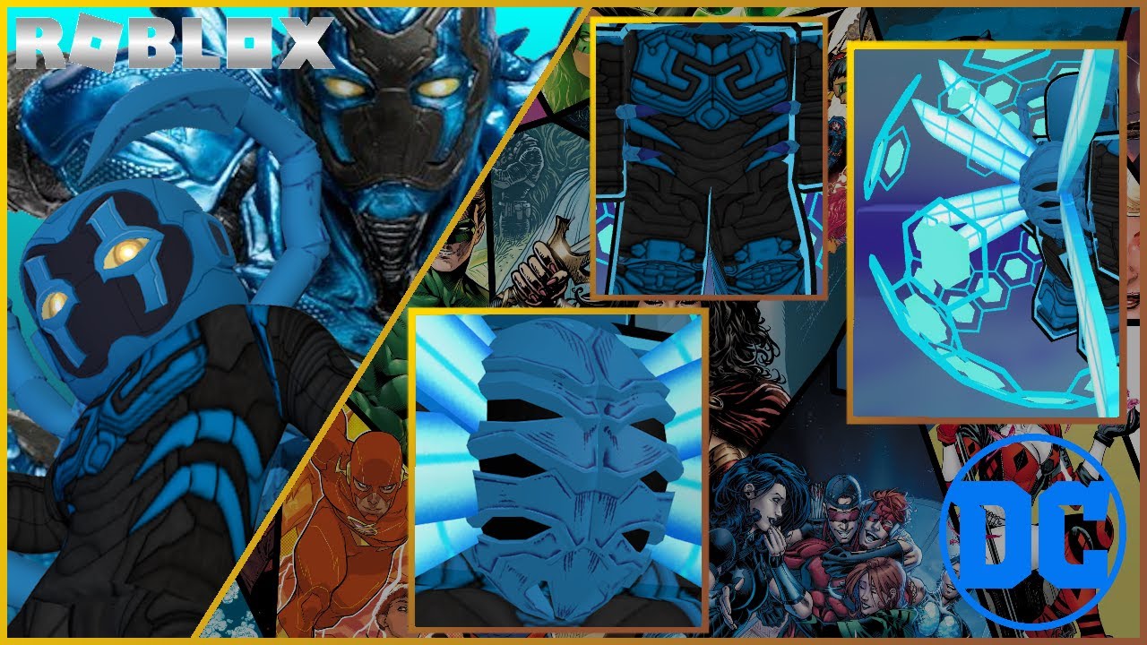 Roblox DC Comics - Blue Beetle Roblox Cosplay Showcase - YouTube