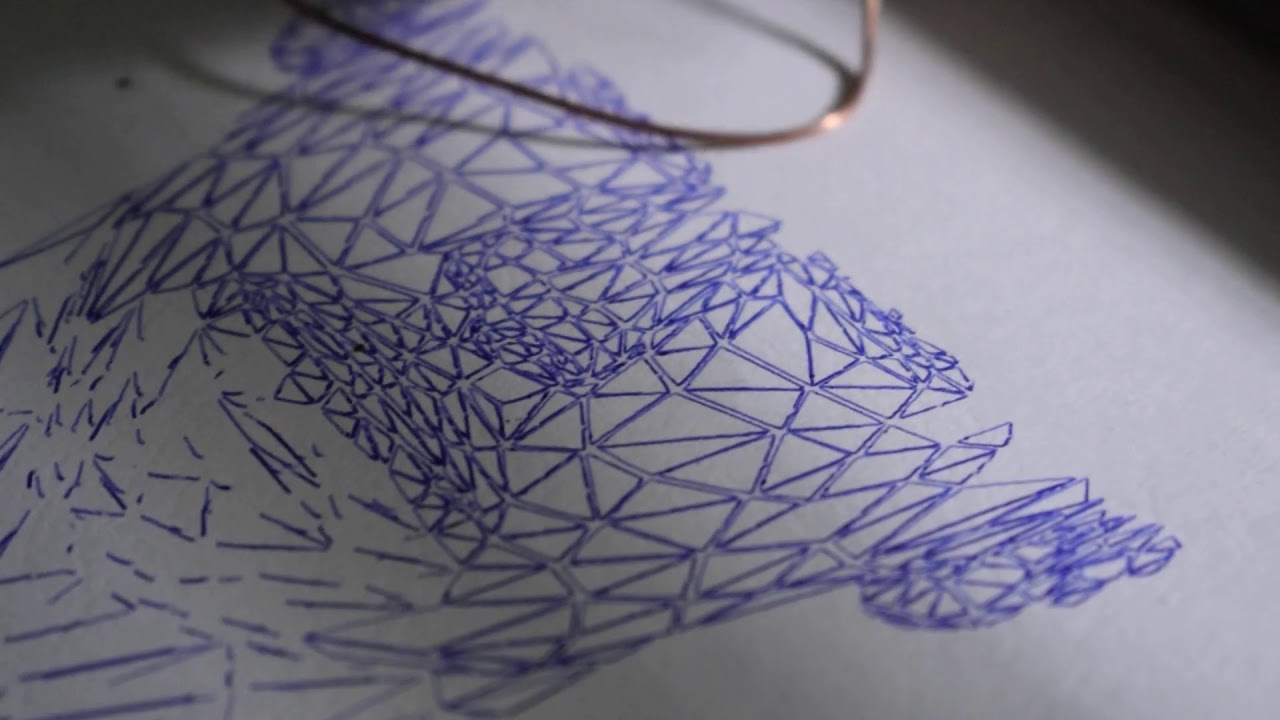 DIY cnc pen plotter Test - YouTube