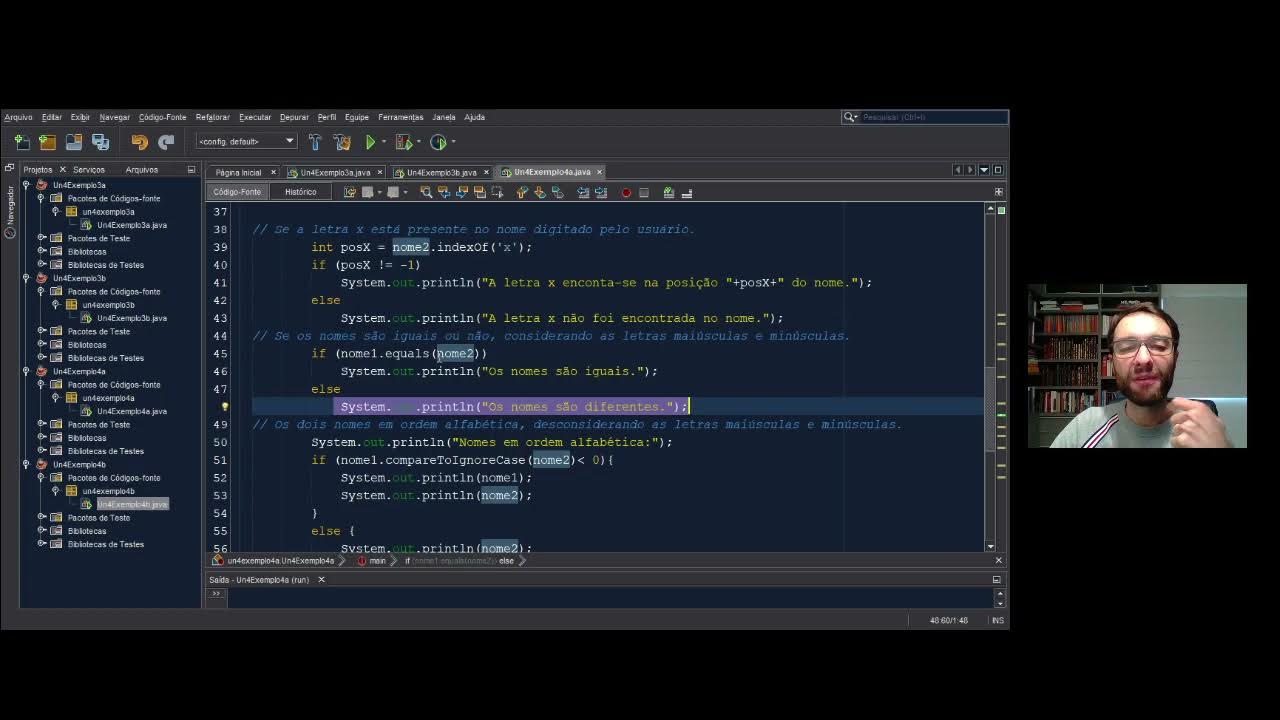 Introdução à Programação - Aula 10.1 - NetBeans - Strings - YouTube