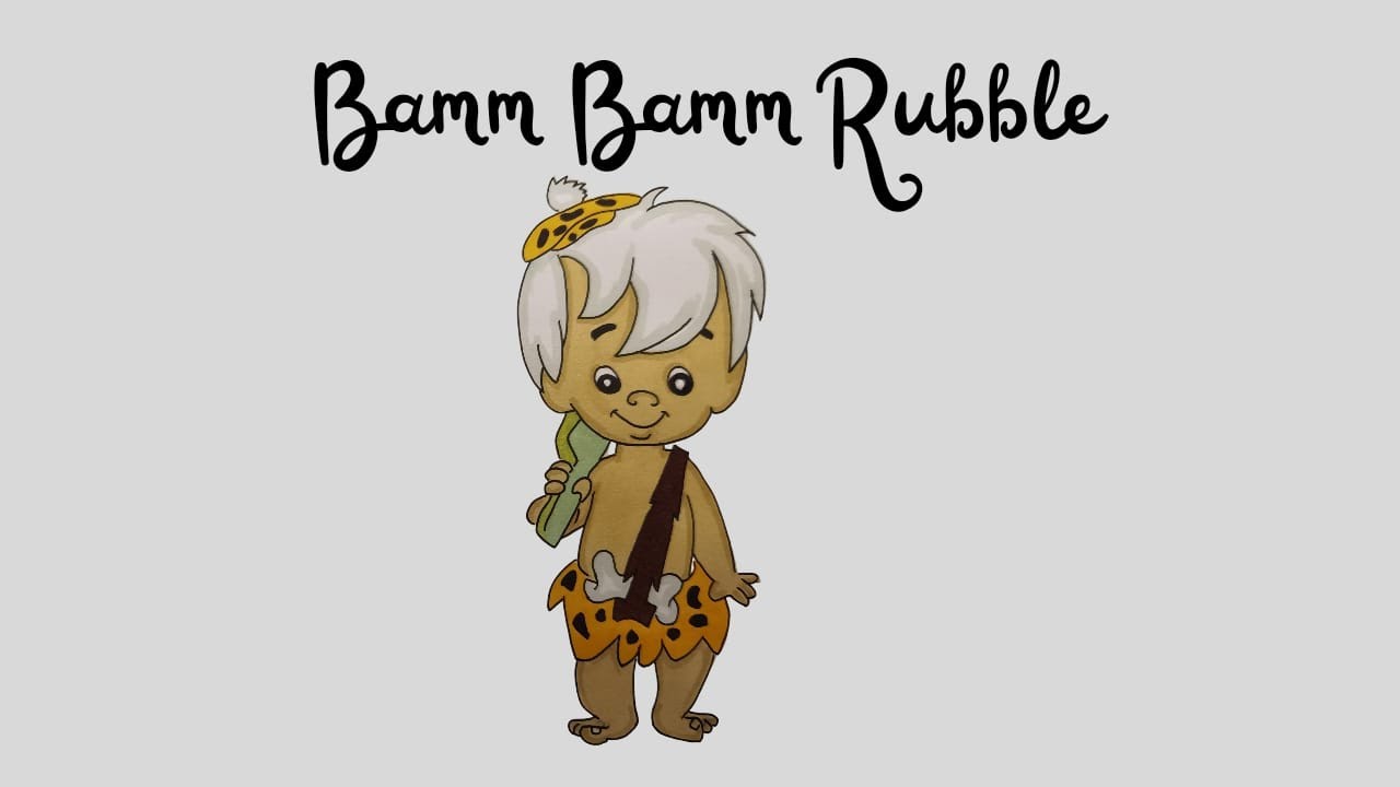 Let Draw Bam Bam from Flintstones - YouTube