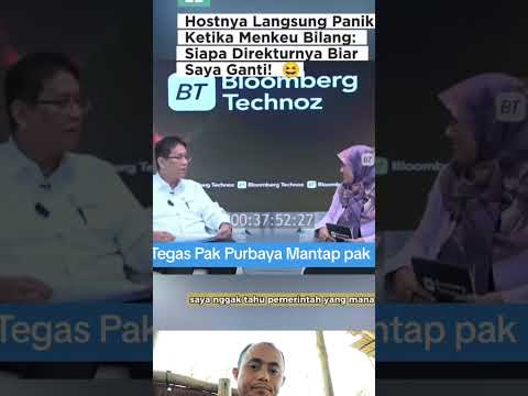 Hostnya langsung panik #trending #highlights #viral #purbaya