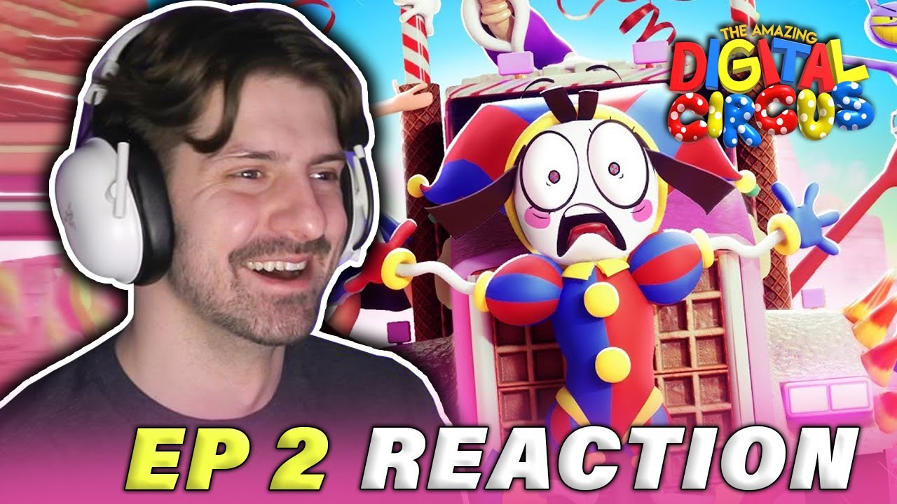 The Amazing Digital Circus Reaction "Candy Carrier Chaos!" - YouTube