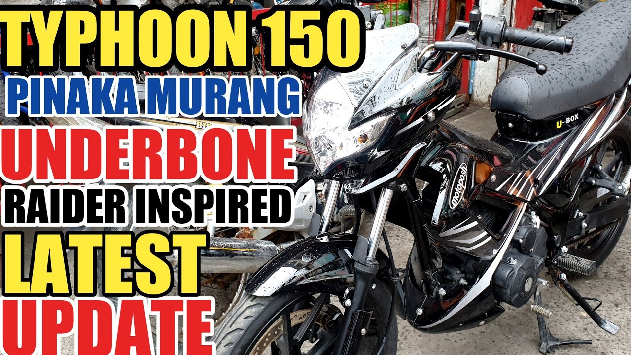 UNDERBONE TYPHOON 150 ANG PINAKA MURANG UNDERBONE SPECS CANVASSING SA ...