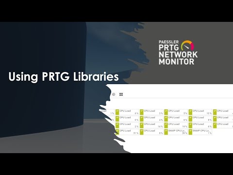 Using PRTG Libraries #prtg #paessler #nms - YouTube