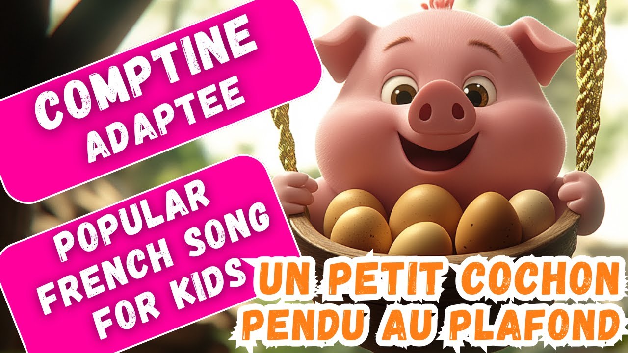 UN PETIT COCHON PENDU AU PLAFOND - CHANSON ADAPTEE AUX ANIMAUX DE LA ...
