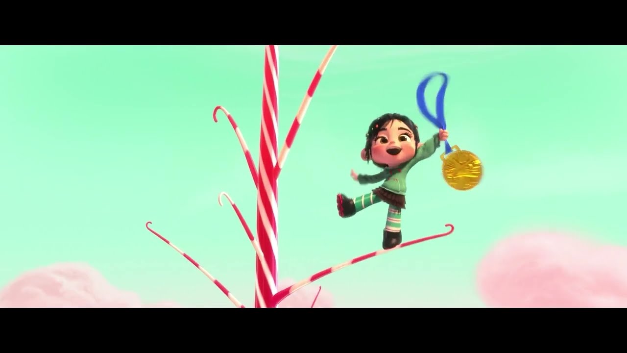 Wreck-It Ralph | Ralph and glitch princess Meet 1st time scene - YouTube