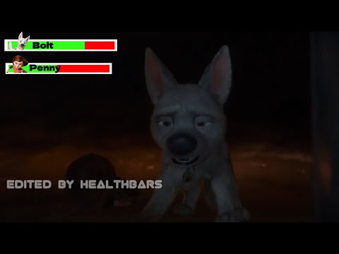 Bolt (2008) Saving Penny with healthbars (2/2)