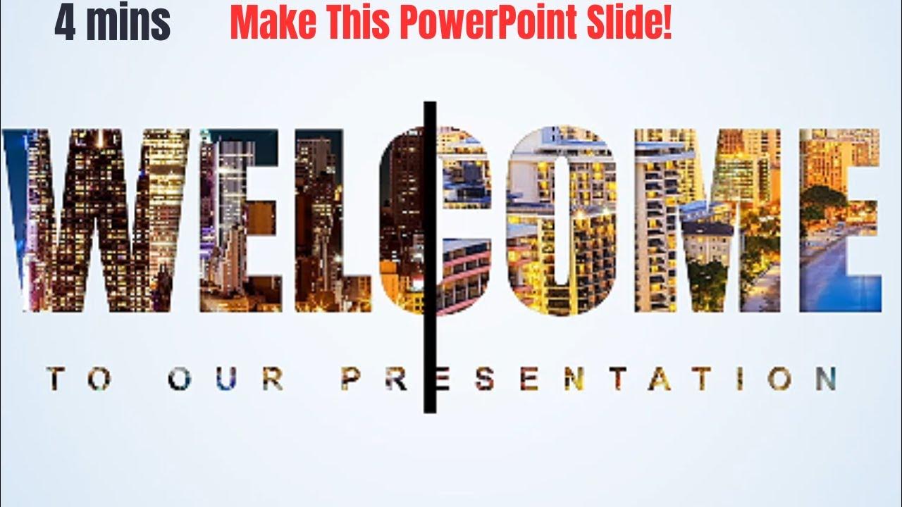 Creative Motion Animated WELCOME SLIDE in PowerPoint | Presentation ...