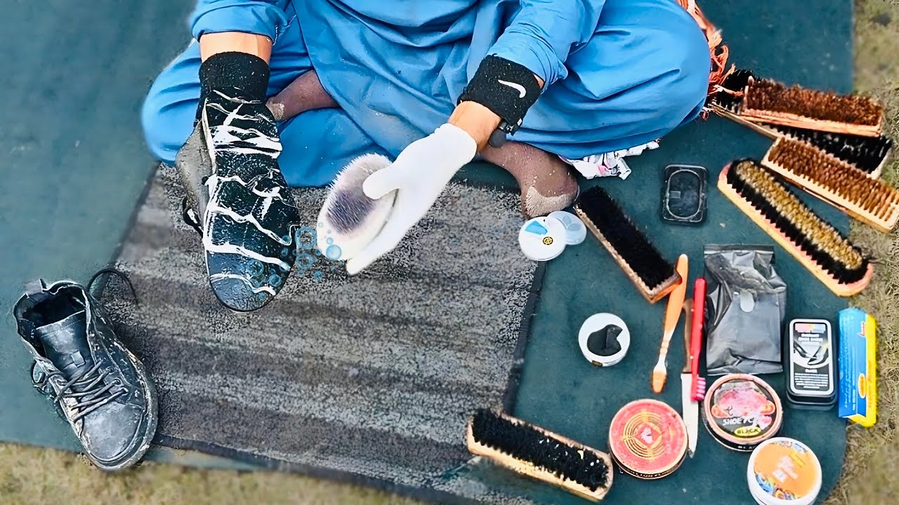 Take a Seat and Relax 😍 | SATISFYING SHOE CLEANING TRANSFORMATION 😱 ...