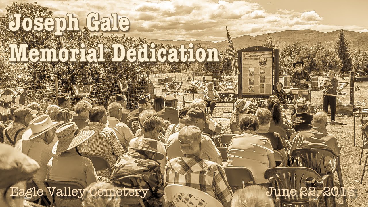 Joseph Gale Memorial Dedication - YouTube