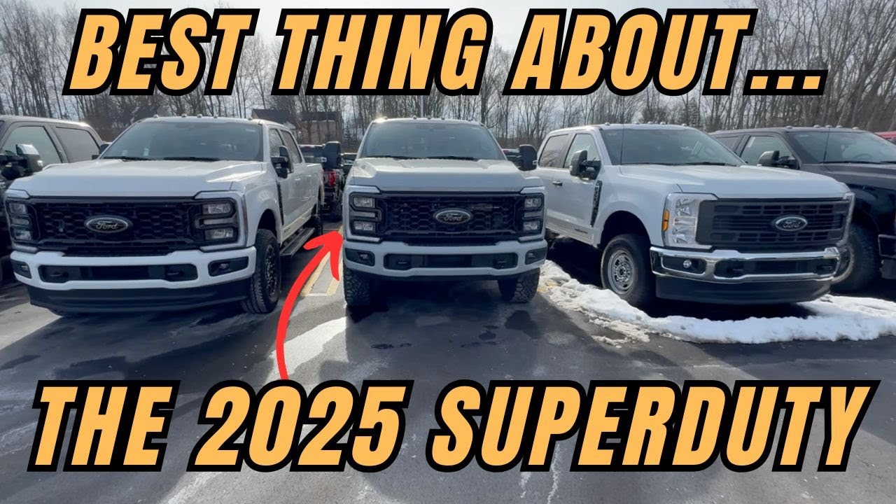 2025 Ford Superduty F250 F350 Avalanche Grey vs Oxford white vs Star ...