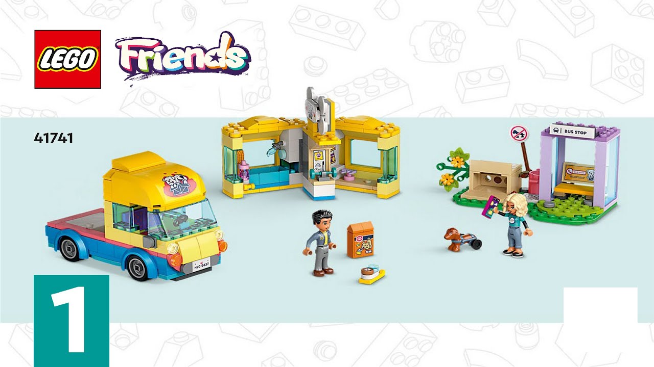LEGO instructions - LEGO Friends - 41741 - Dog Rescue Van (Book 1 ...