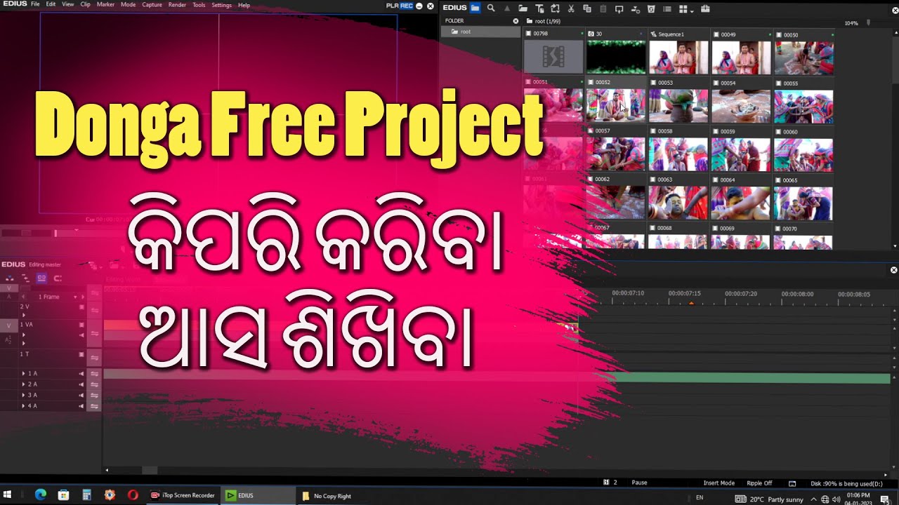 Create Edius Project 2023 | LATEST EDIUS PROJECT FREE DOWNLOAD | Pv ...