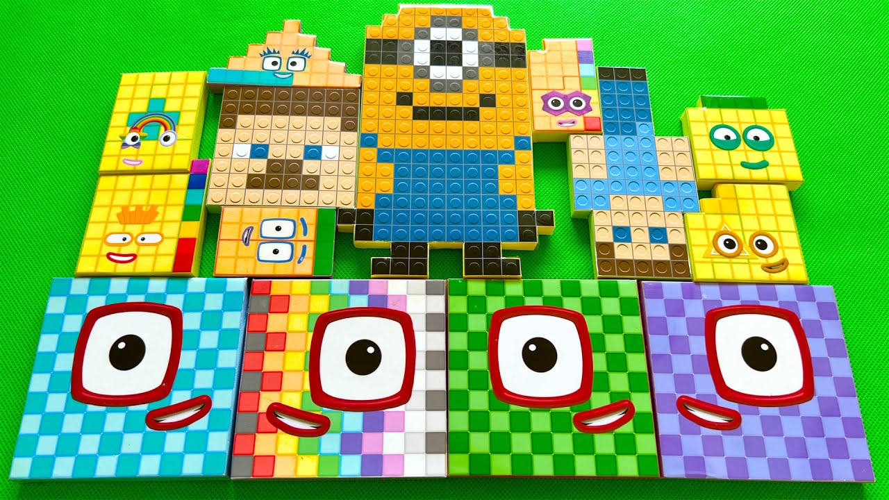 Funny Balloons with Numberblocks, Minions and Minecraft | Numberblocks ...