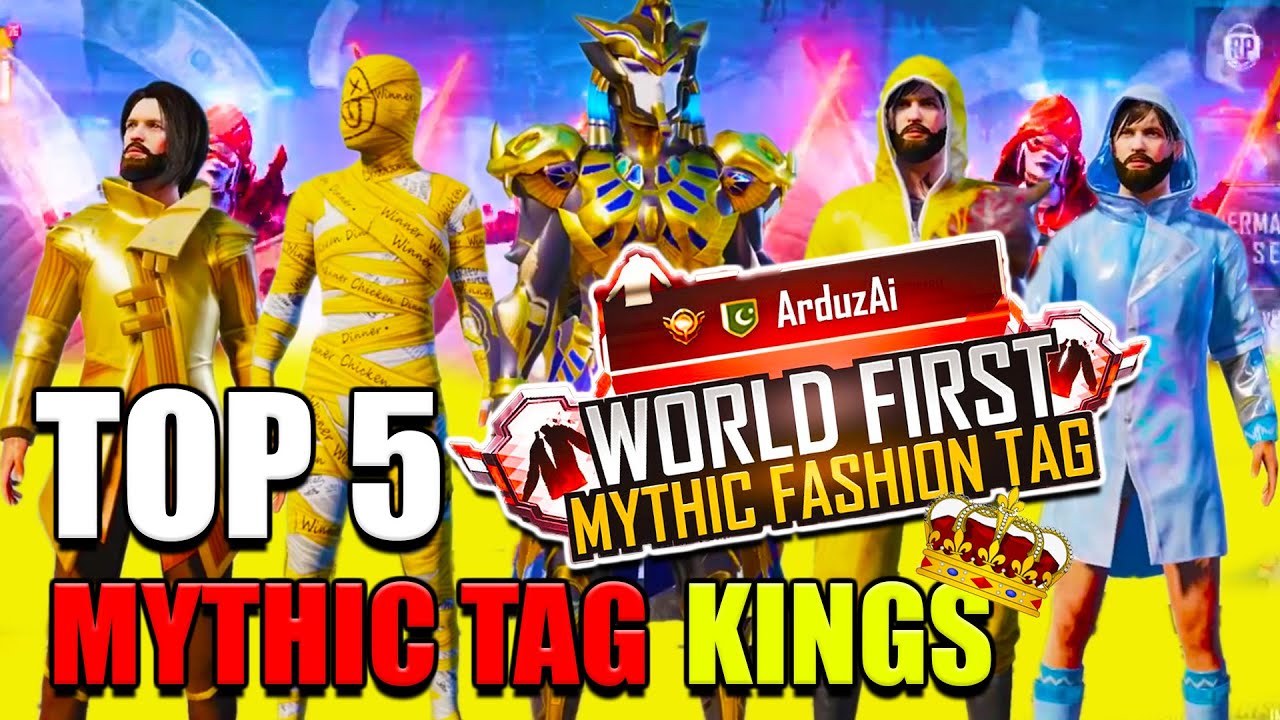 First Mythic Fashion Name Tag in Pubg Mobile😈 | Pubg Mobile ! My All ...