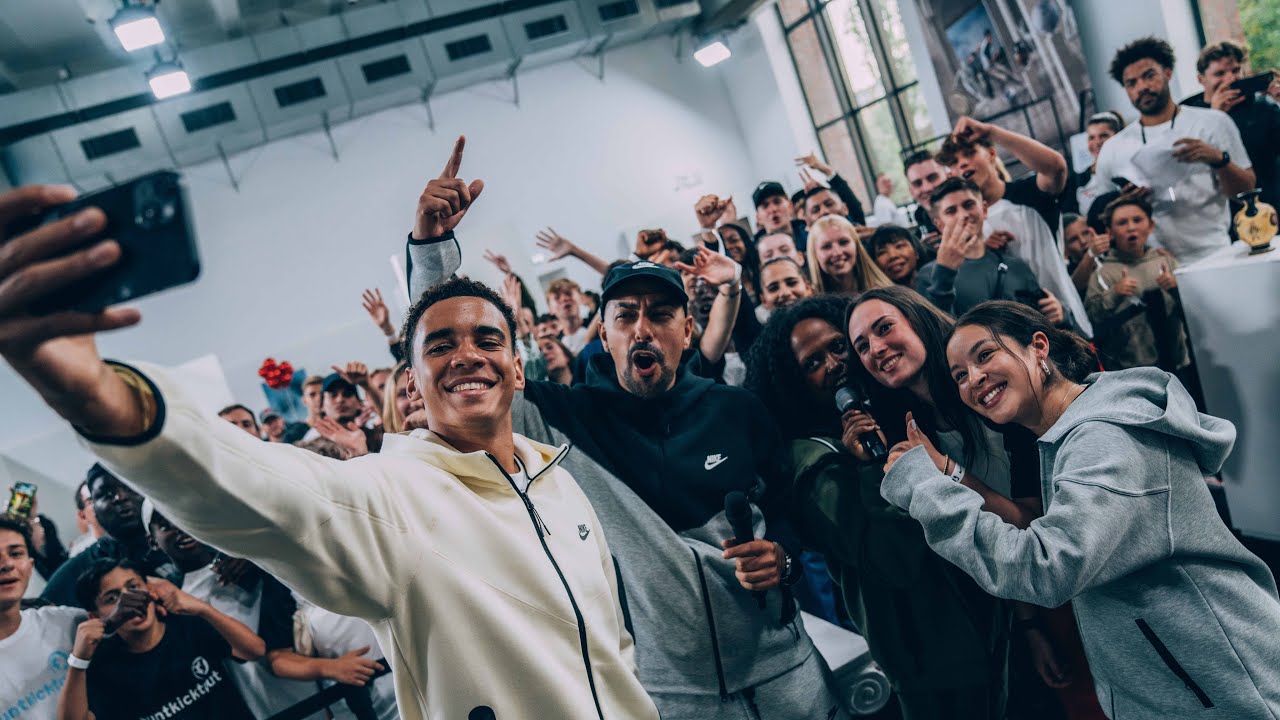 Jamal Musiala X Nike The Art of Touch Event Berlin 2023 - YouTube