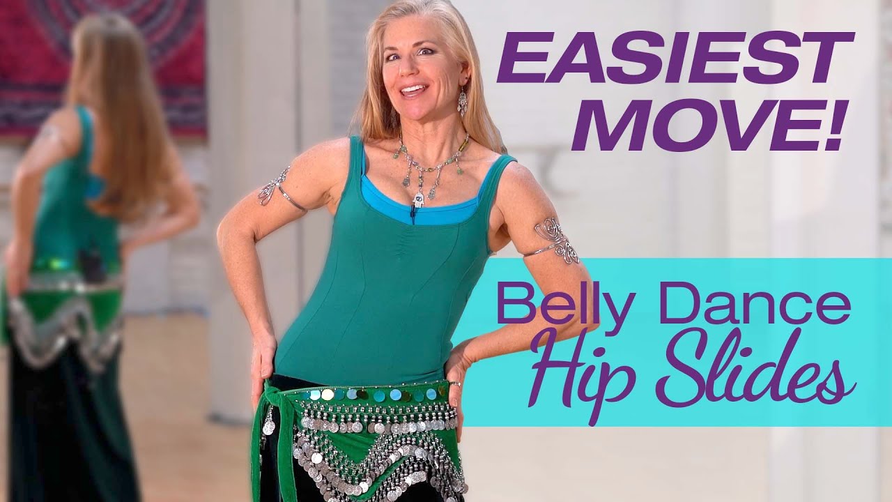 EASIEST Belly Dance Step - Hip Slide (Tutorial) - YouTube