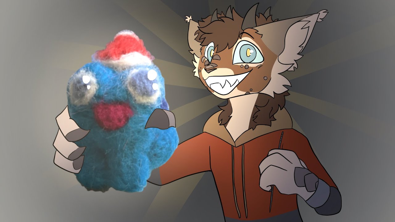 2D digital artist attempts needle felting! // Timelapse - YouTube