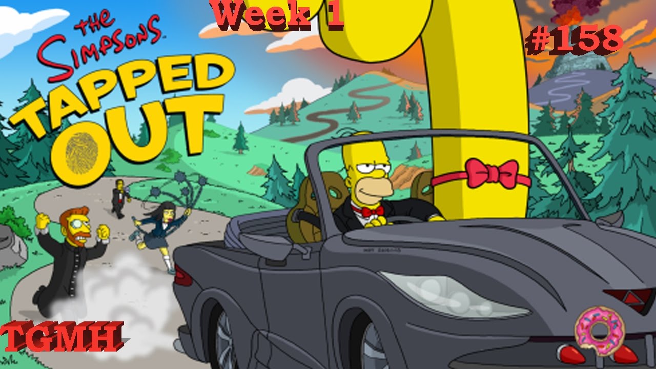 Week 1 Secret Agent Simpsons Update Event (The Simpsons Tapped out #158 ...