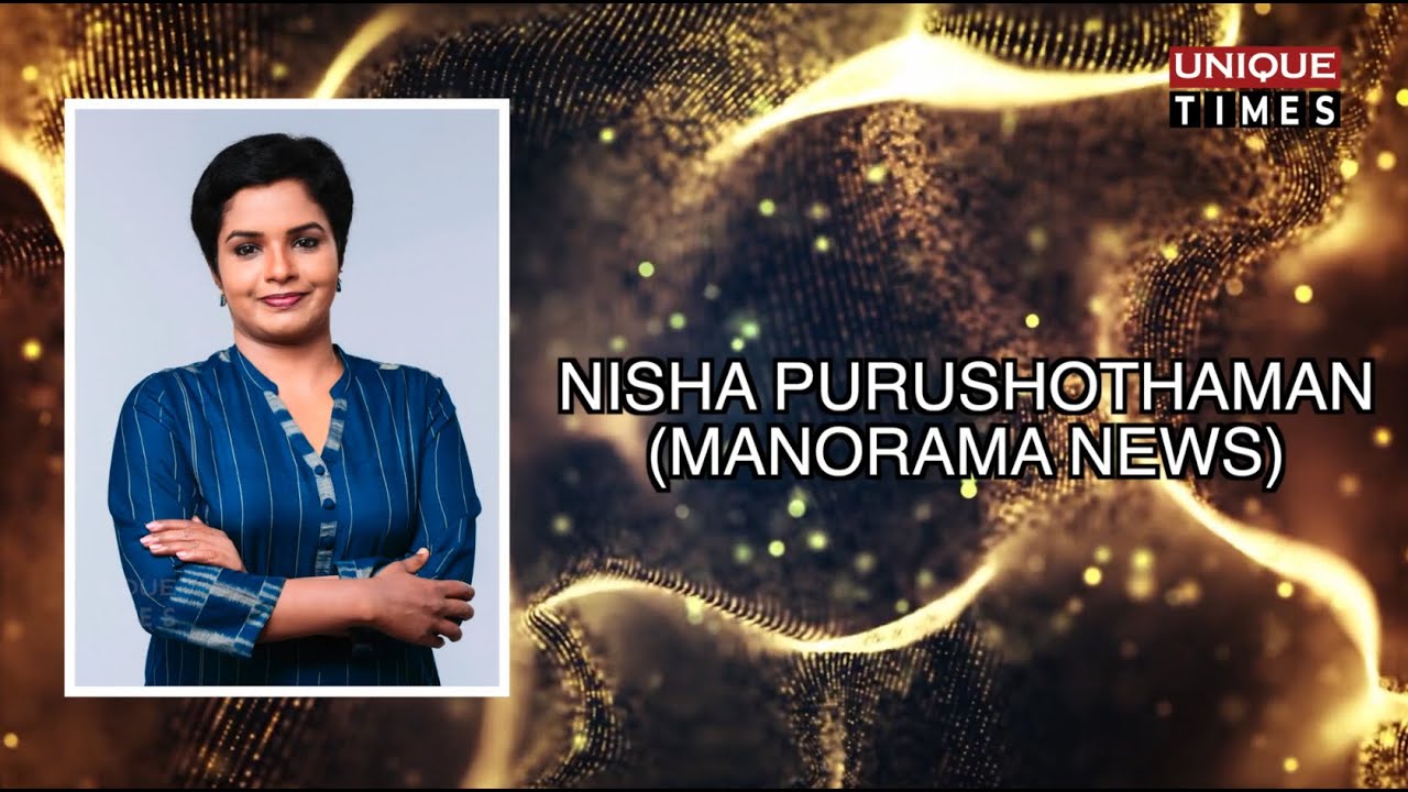 Nisha Purushothaman receiving 14th Minnalai FMB Award for best news reader from Dr V P ...