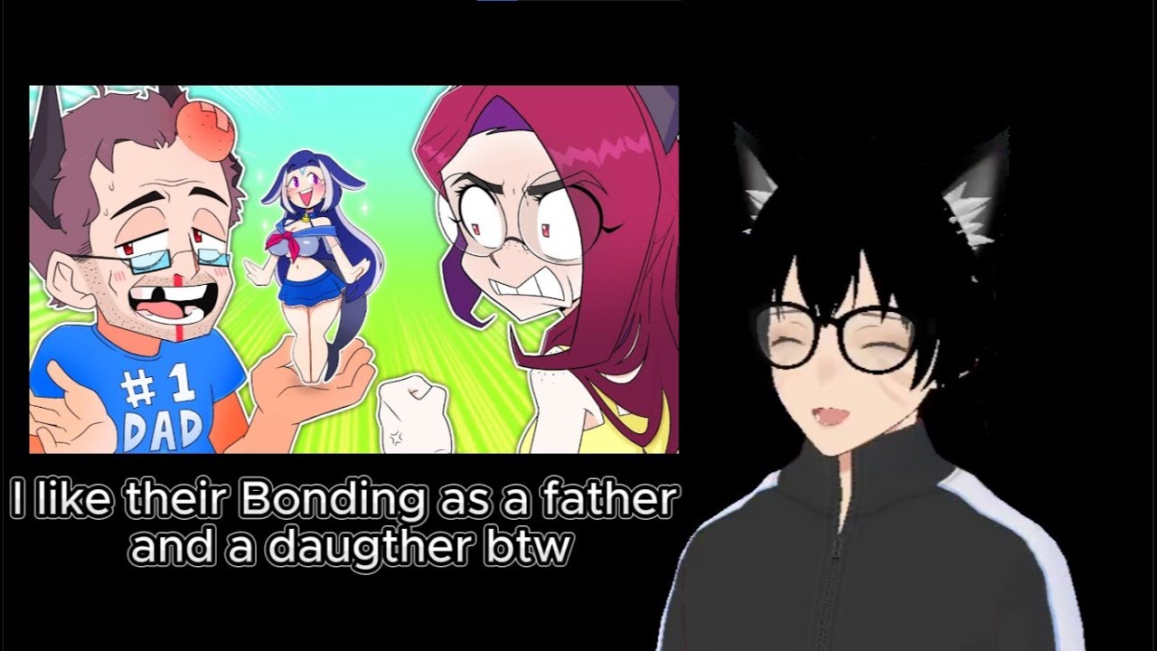 Ekonji reacts to So I made my DAD react to VTubers... Made by Giwi ...