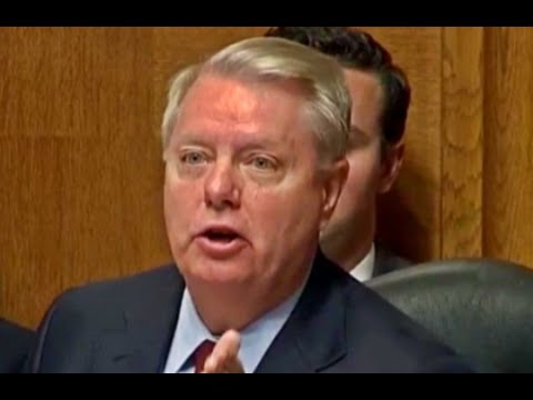 Lindsey Graham GRILLS Christopher Wray at senate hearing - YouTube