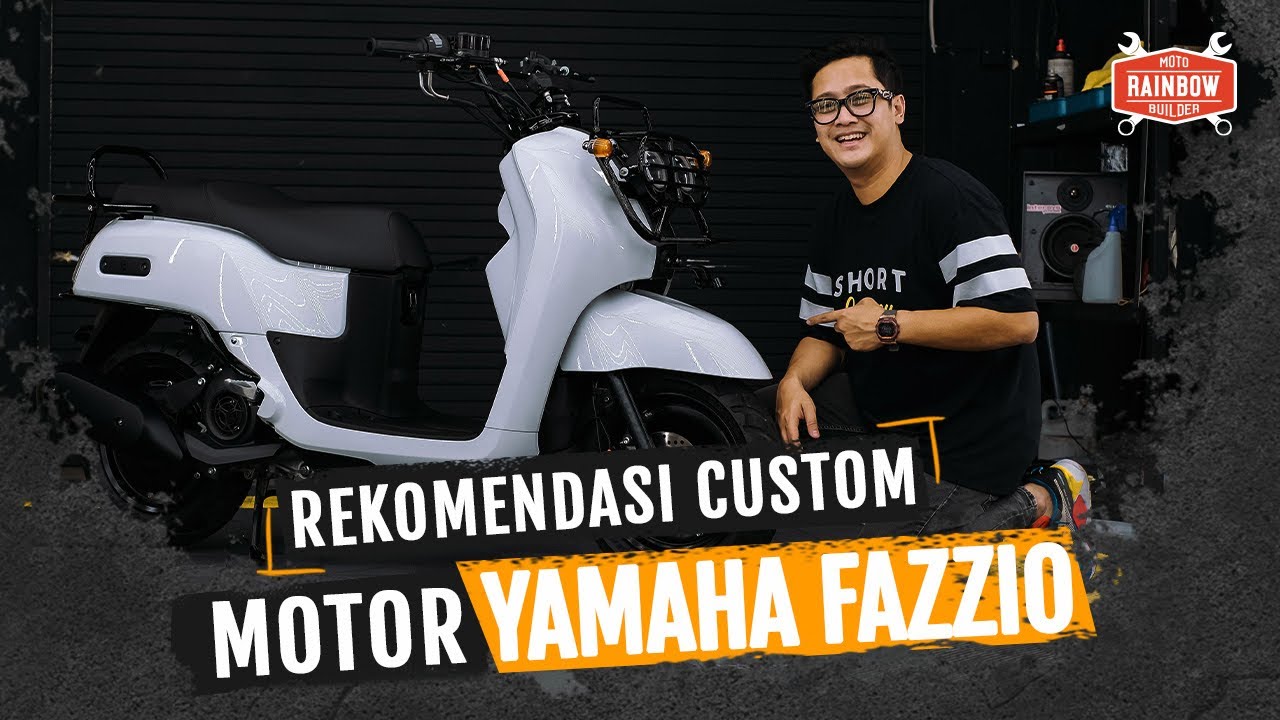 CUSTOM MOTOR YAMAHA FAZZIO KOK ADA YANG BEDA - YouTube