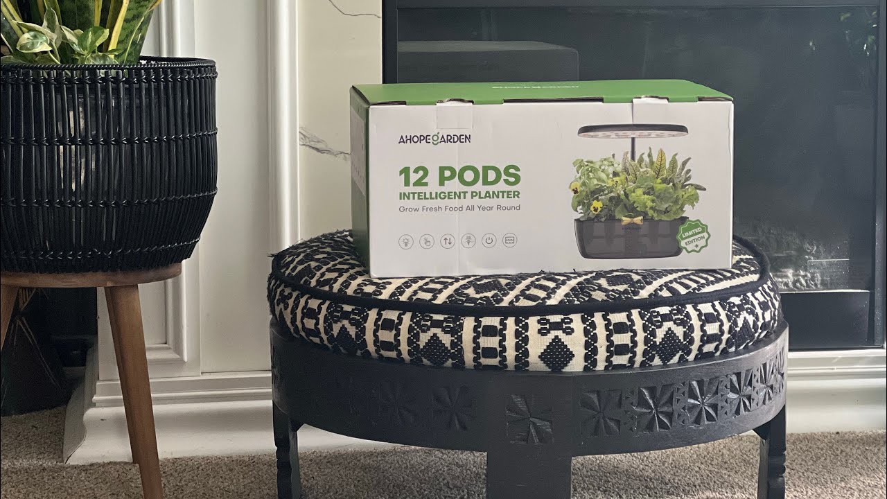 First Time Growing Food Indoors! 🥬 A Hope Garden 12 Pod Intelligent ...