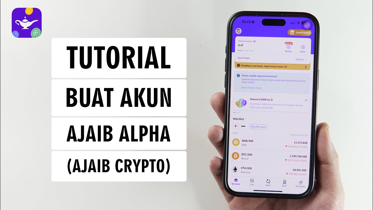 Cara Daftar & Verifikasi Akun Ajaib Alpha (Ajaib Kripto) 100% Berhasil ...