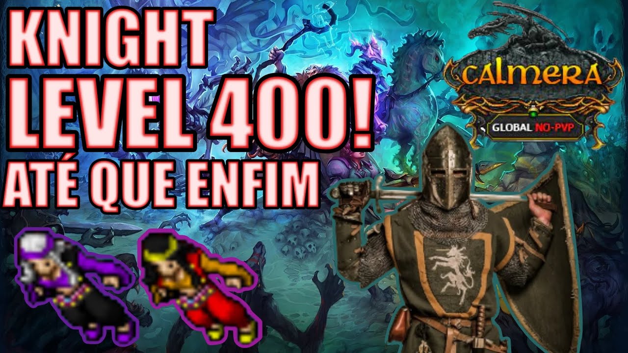 Voltando ao tibia de Kina #10 - Enfim o level 400!! Bosses Diários e ...