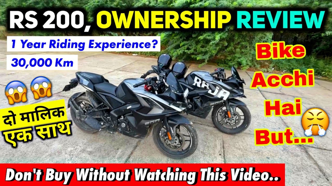 Bajaj Pulsar RS 200 Real Ownership Review | Positive and Negative ...