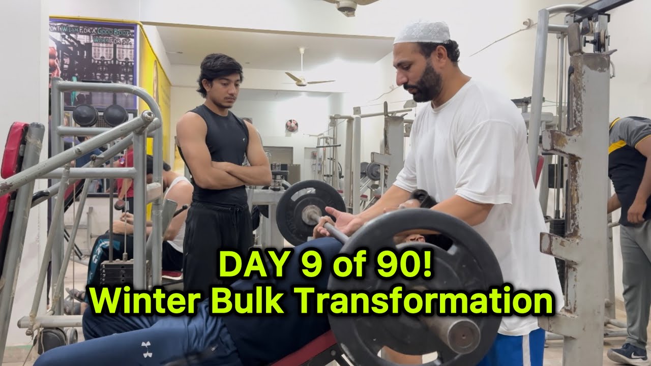 Winter Bulk Day 9 - Chest Day Of Natural Bodybuilding 90 Day Bulk ...
