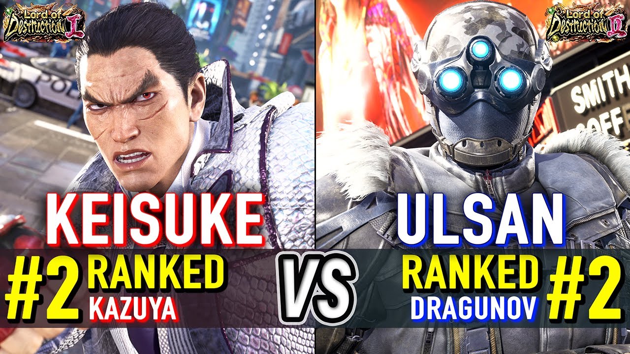 T8 🔥 KEISUKE (#2 Ranked Kazuya) vs ULSAN (#2 Ranked Dragunov) 🔥 Tekken 8 High Level Gameplay ...