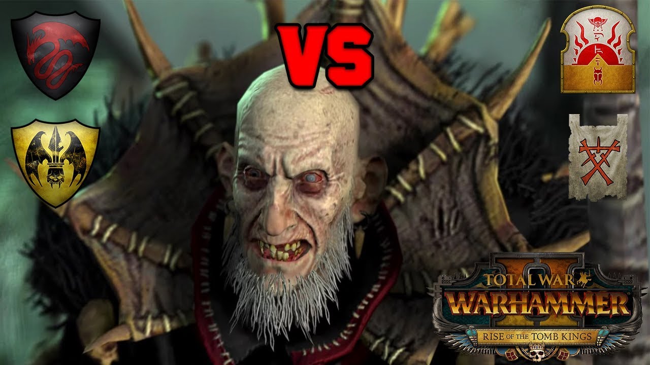 Vampire Counts (Turin) vs. Tomb Kings (DahvPlays) & Clan Rictus (Sotek ...